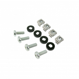 Kit de tornillería para Rack 19” Tornillos, arandelas y tuercas (50 Uds.)