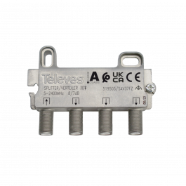 F 3W splitter 5...2400MHz 8/7dB