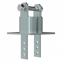 Pivoting embedded base 360 tower