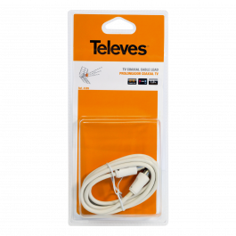 Coaxial cable lead (micro) IEC male-female connectors