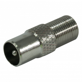 F female-IEC male adapter