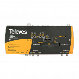 DTKom power-doubling line broadband multiband amplifier 1 input: Return ...
