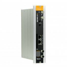 Streamer with remultiplexing DVBT/T2 - IP, with CI