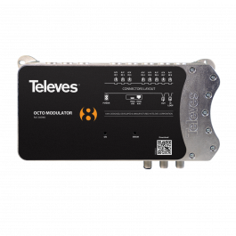 Octo Analog Modulator NTSC M-N for CATV
