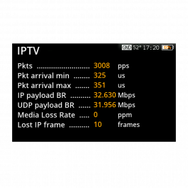Option IPTV Analyzer H30Evolution / H30Crystal / H30+ & H30D+ meter