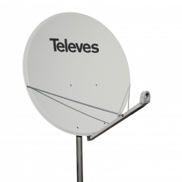 1100 steel satellite dish, grey color Areas with poor satellite coverage